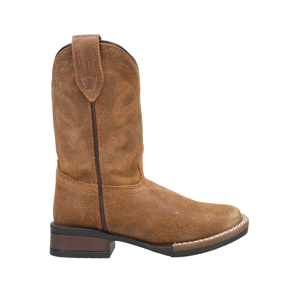 Roper Boys Monterey Square Toe Cowboy Mid Calf Boots - Walmart.com