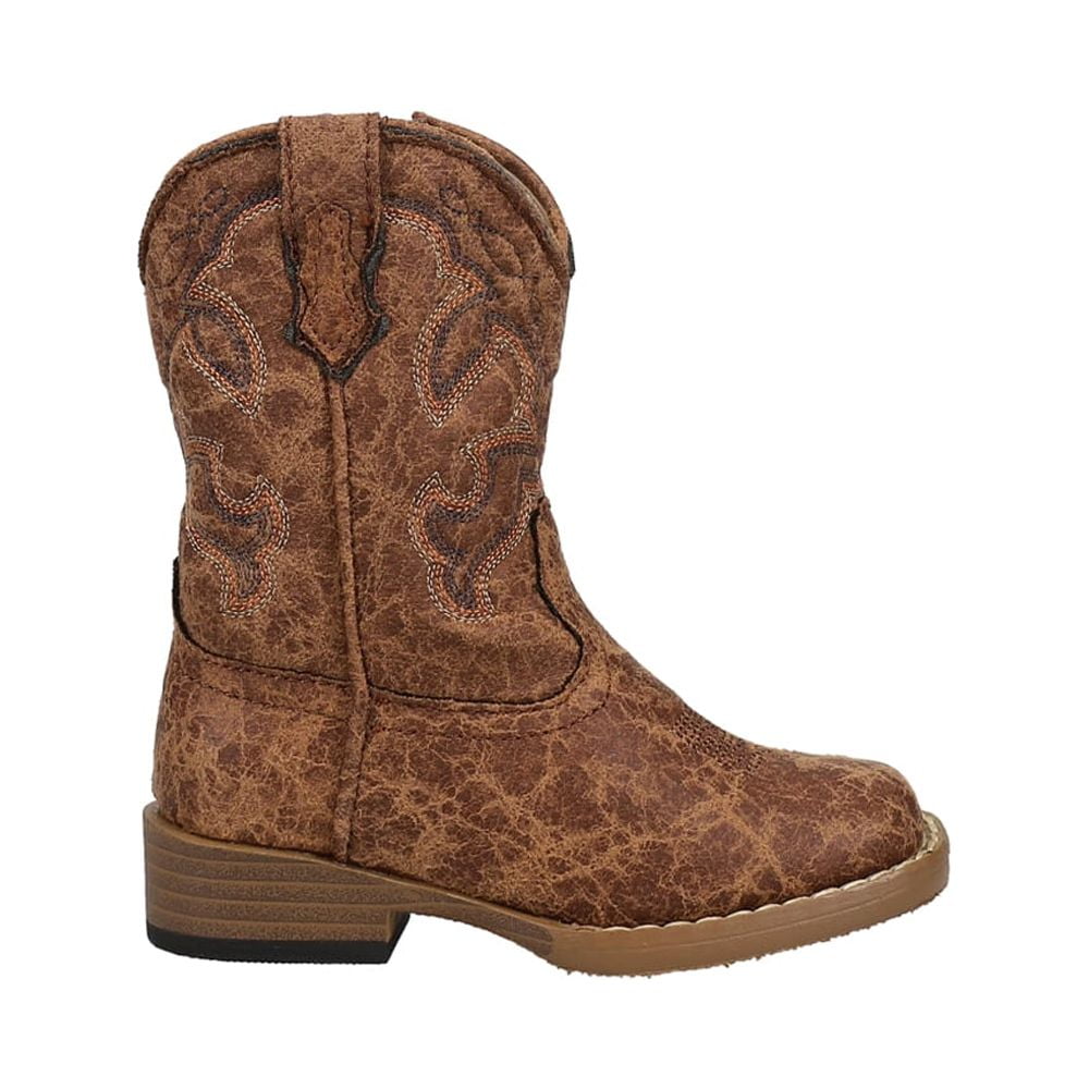 Roper Boys Scout Square Toe Cowboy Mid Calf Boots - Walmart.com