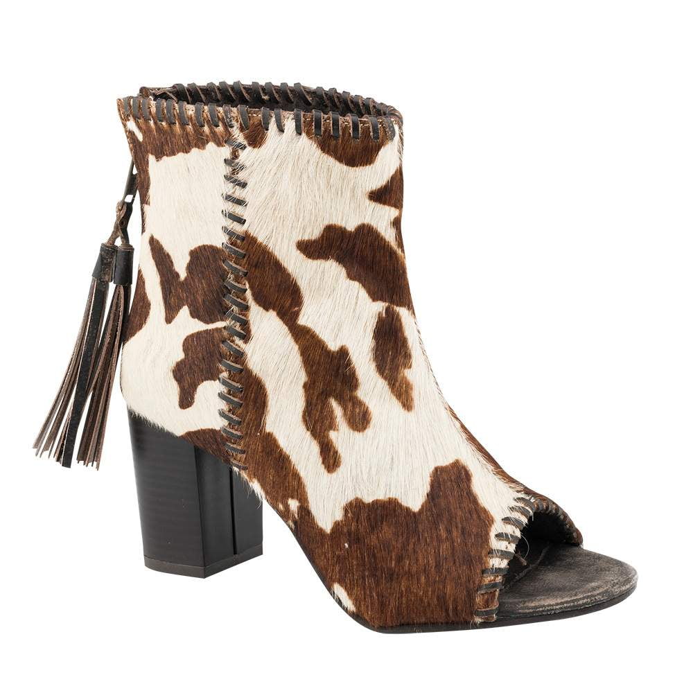 Roper Footwear Womens Roper /White Hair On Leather Sandal 10.5 M Brown ...