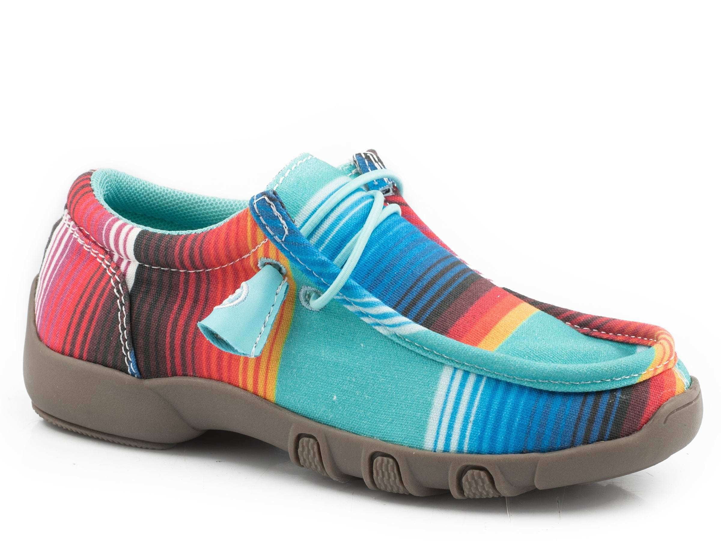 Roper Kids Girls Chillin Serape Moccasins Casual Shoes - Walmart.com