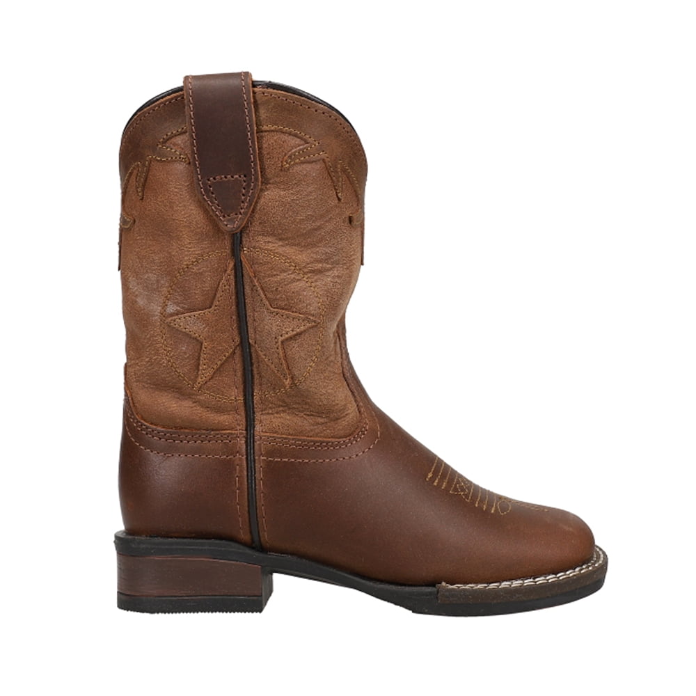 Roper Girls Monterey Star Square Toe Cowboy Casual Mid Calf Boots ...