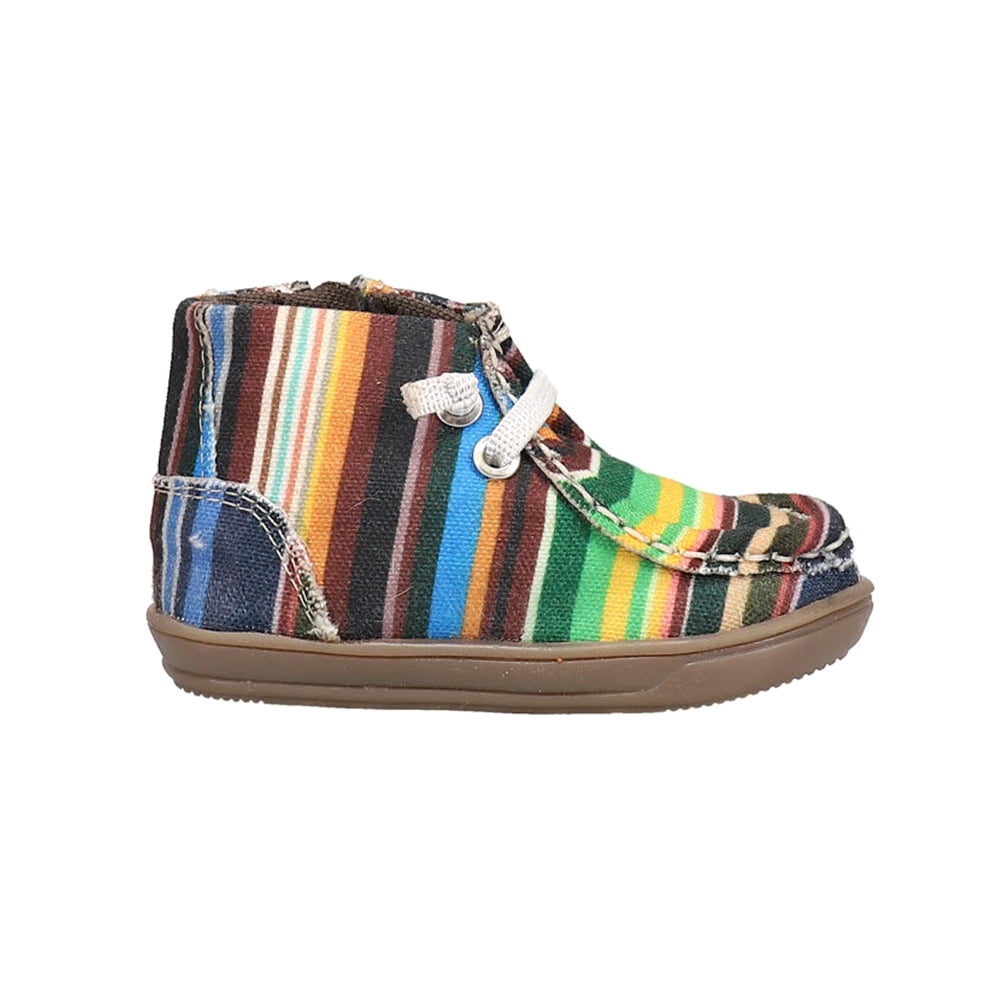 Roper Footwear Boys Infant Roper Cowbabies Tommie Striped Canvas ...