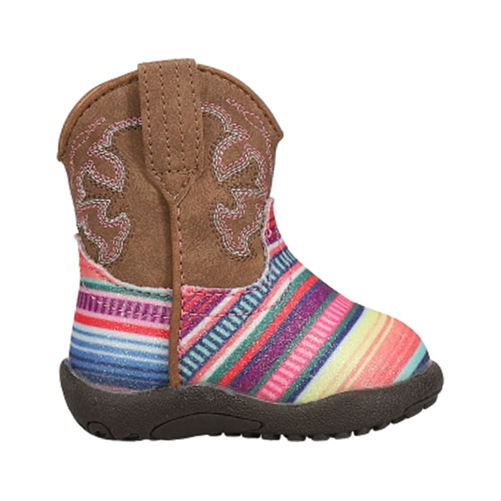 Roper Infant Girls Glitter Serape Southwest Square Toe Cowboy Casual ...