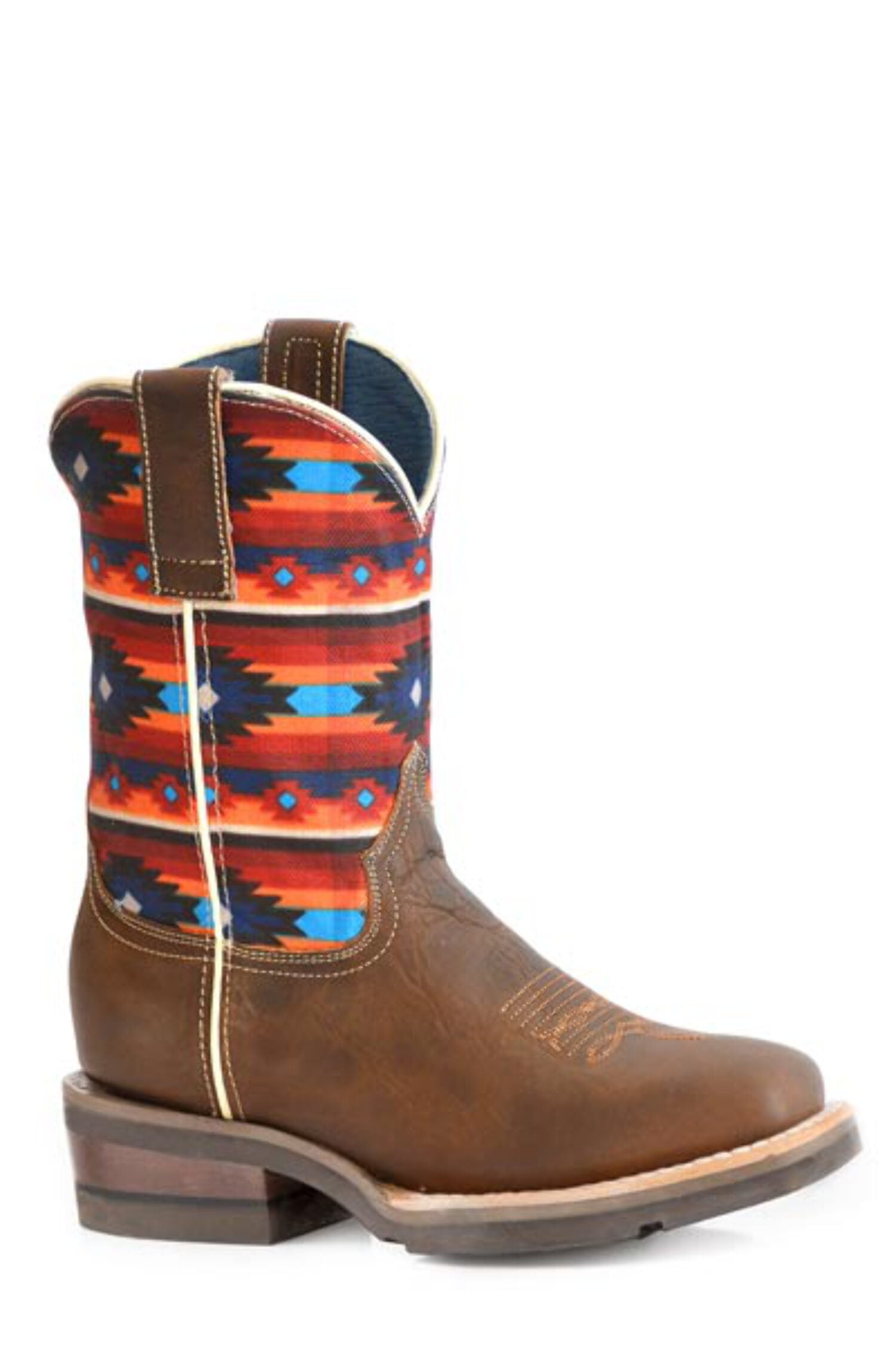 Roper Little Boys Oiled Brown Leather Vamp - Walmart.com