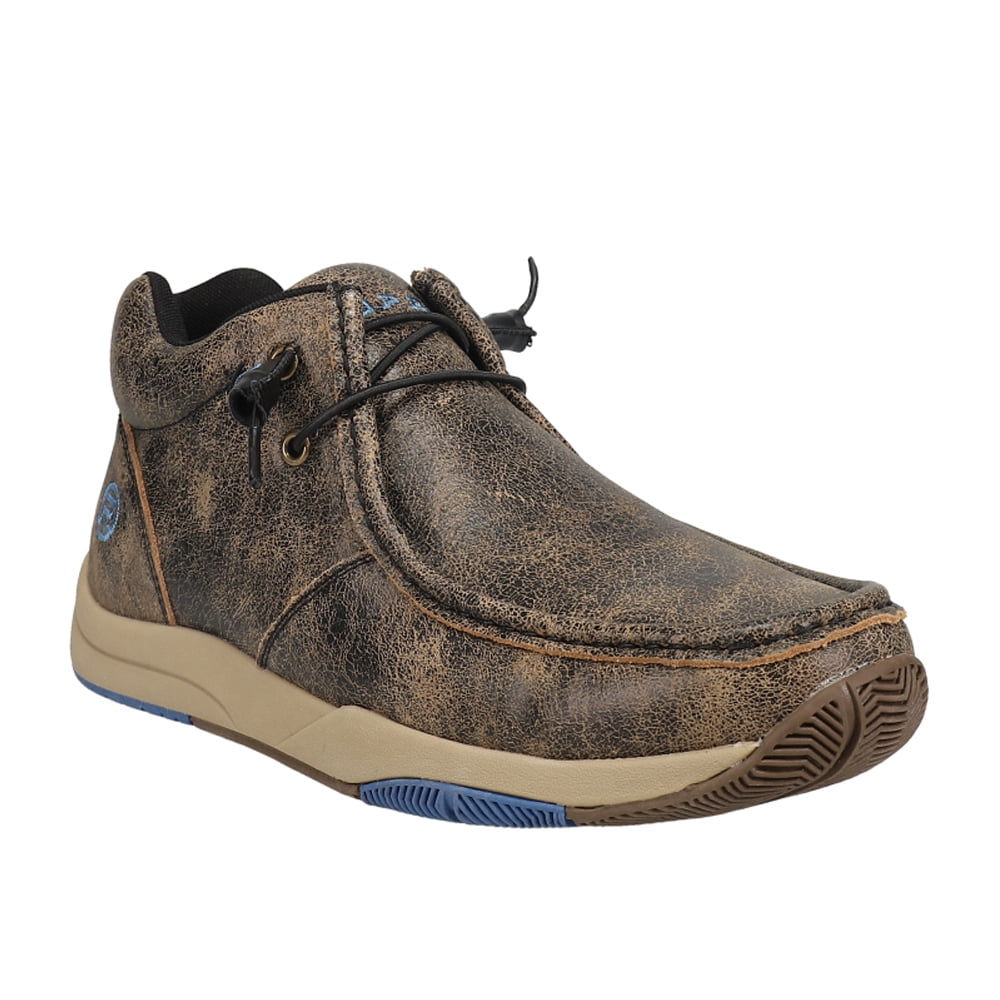 Roper Mens Clearcut Round Toe Chukka Ankle Boots - Walmart.com