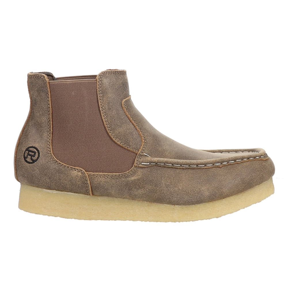 Roper Mens Gumsticker Romeo Round Toe Chukka Ankle Boots - Walmart.com