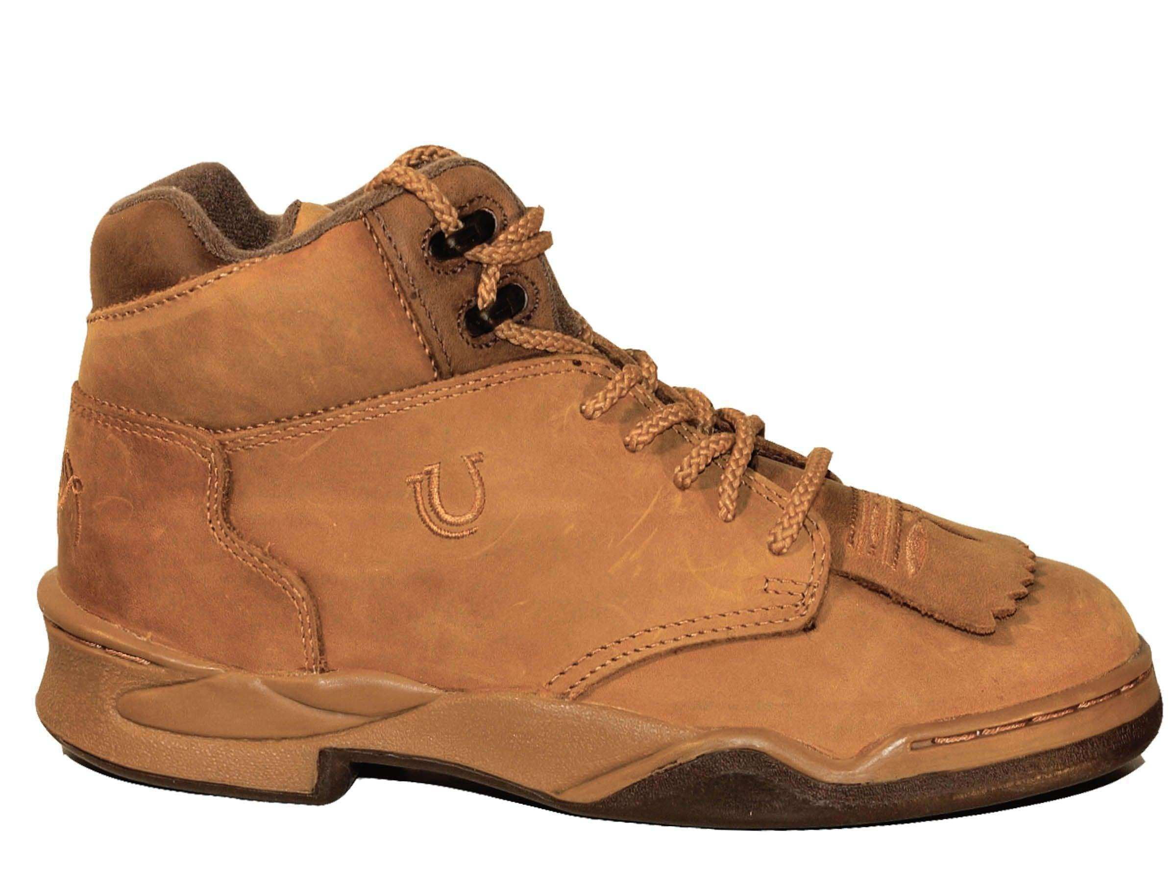 Roper Mens Horseshoe Kiltie Ankle Boots - Walmart.com