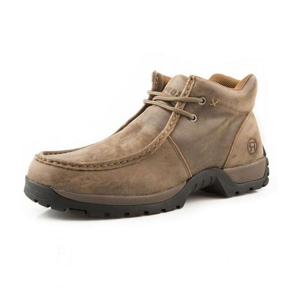Roper Western Boots Mens Chukka Lace Up Brown 09-020-1654-1512 BR ...
