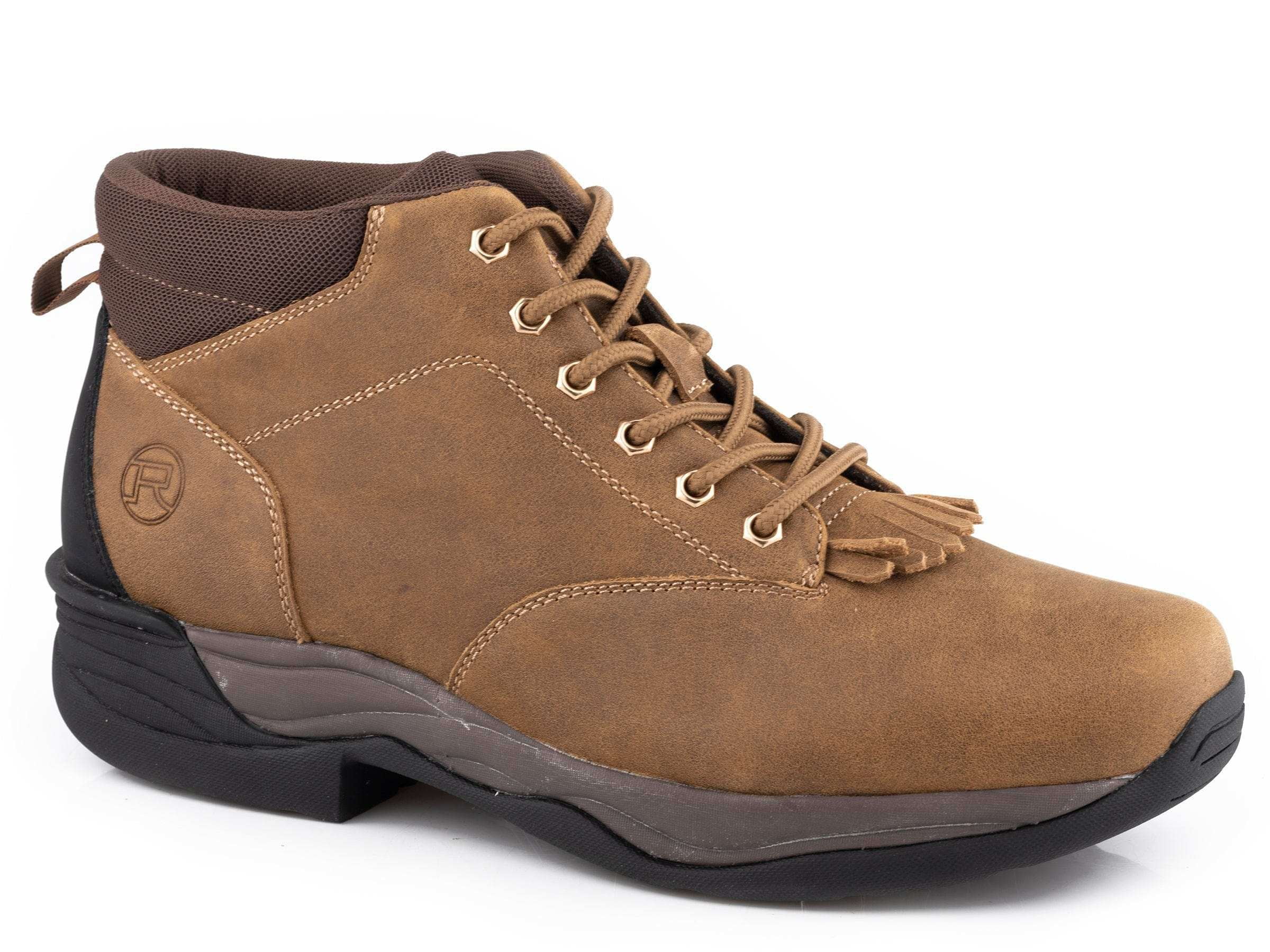 Roper Footwear Mens Roper Horseshoe Lace Up Casual Shoe Tan 10 D ...