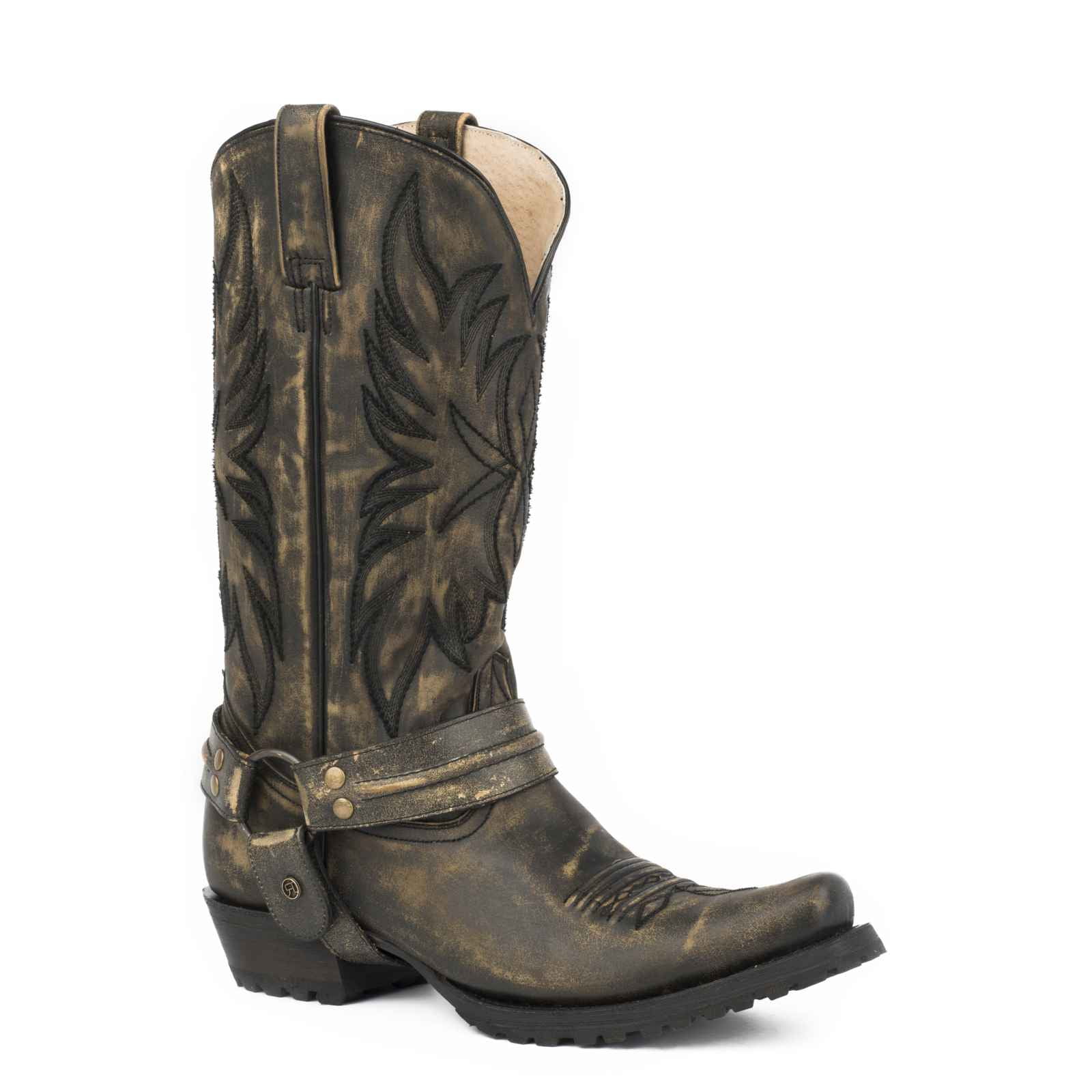 Men's Carson Western Boot Snip Toe - 09-020-9250-0211 BL 9 D(M) US ...