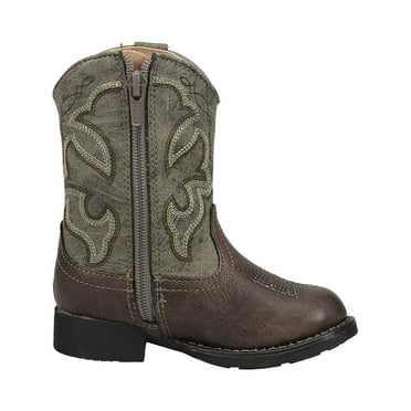 Smoky Mountain Youth Boys Monterey Western Cowboy Boots, Black/Brown ...