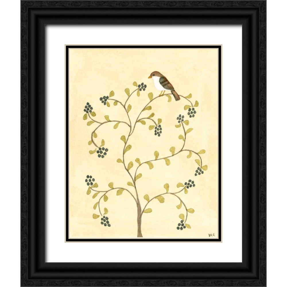 Roper, Virginia A. 12x14 Black Ornate Wood Framed with Double Matting ...