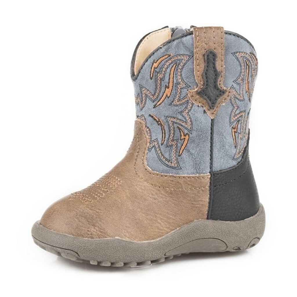 Roper Western Boots Boys Dalton Heel Counter Tan 09-016-1900-2805 TA ...