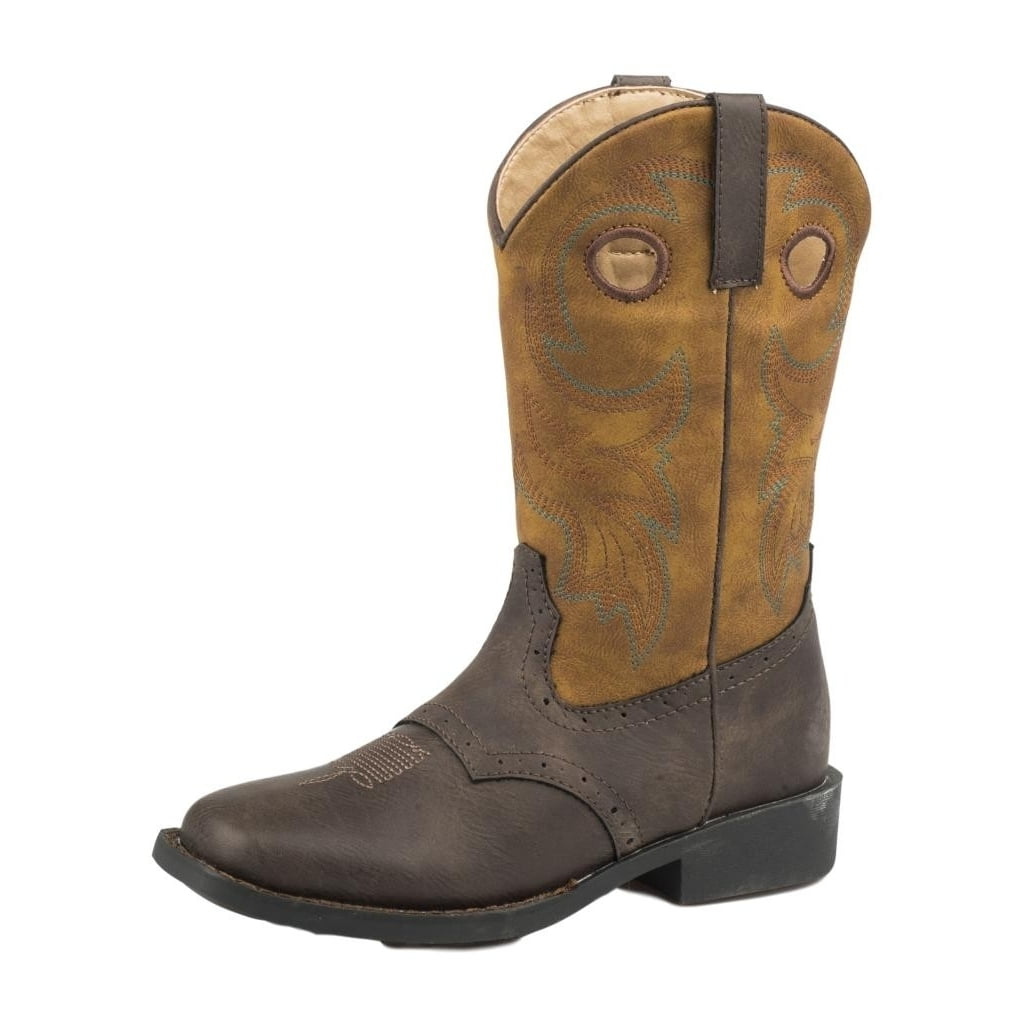 Roper Western Boots Boys Daniel Pull On Brown 09-018-1224-2210 BR ...