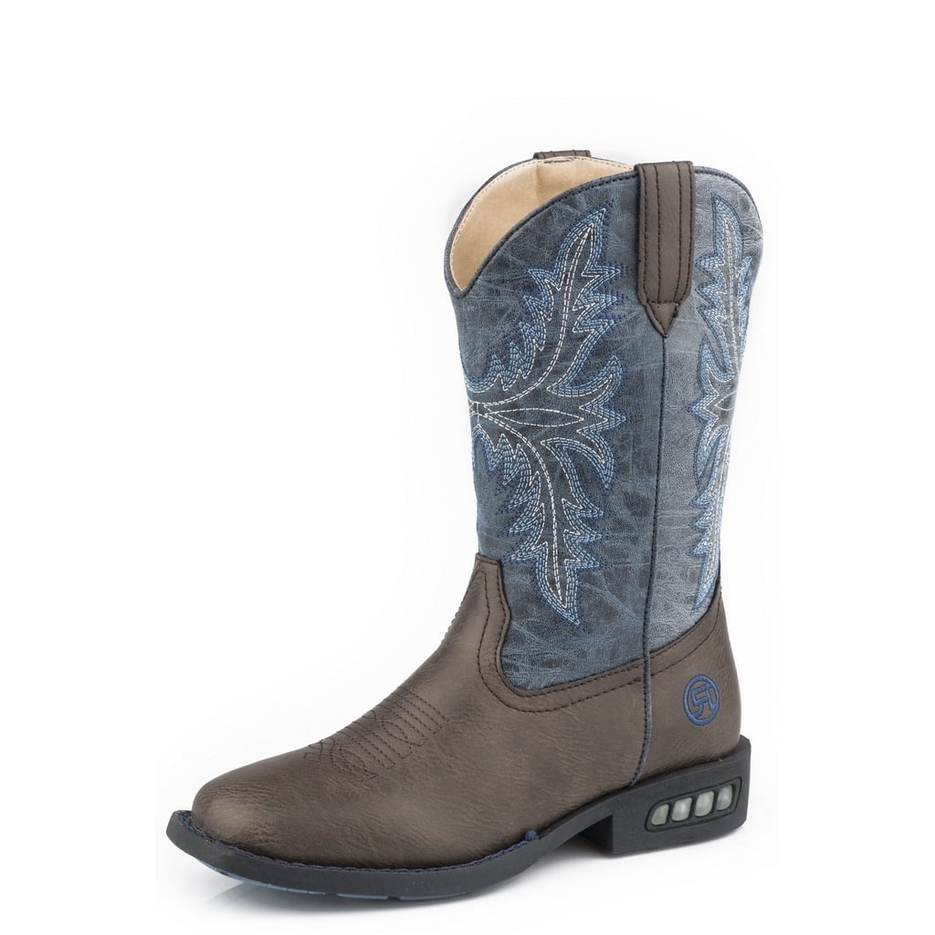 Roper Western Boots Boys Flexible Outsole Brown 09-018-1203-2475 BR ...