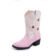Durango® Big Kid Pink Rhinestone Western Boot Size 5(D) - Walmart.com