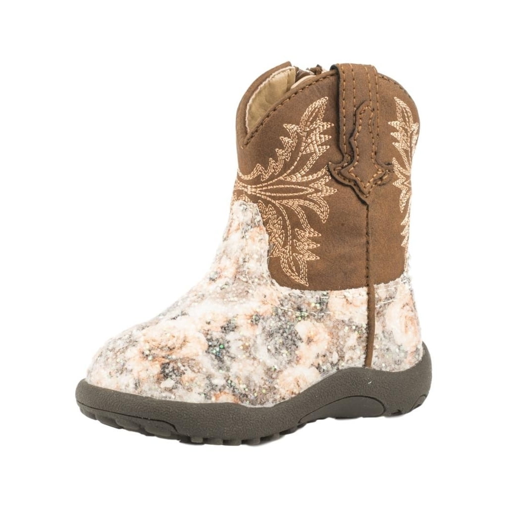 Roper Western Boots Girls Claire Inside Zip Brown 09-016-1903-2136 BR ...