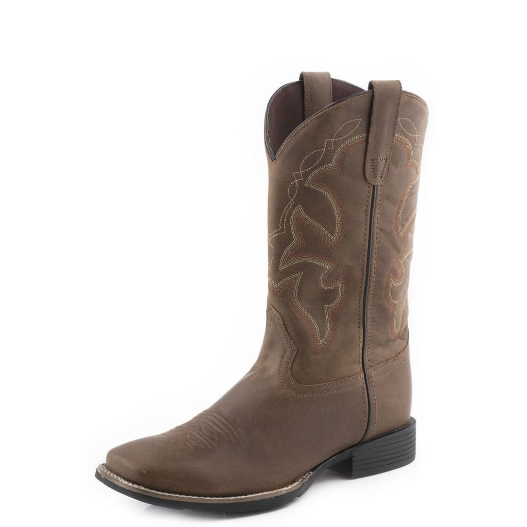 Roper Western Boots Mens Square Monterey Tan 09-020-0904-3087 TA ...