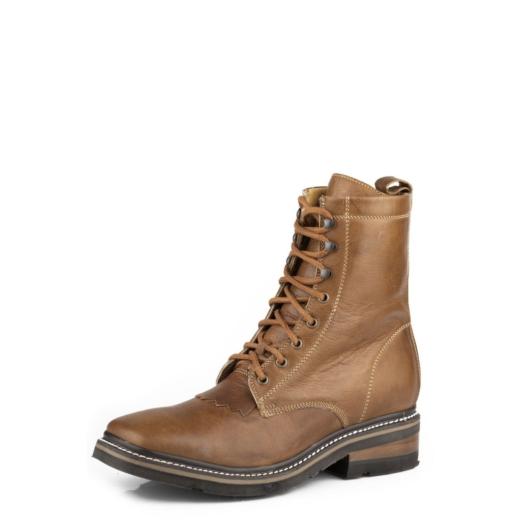 Roper Western Boots Mens Work It Hard Lace Up 09-020-8620-8565 TA ...