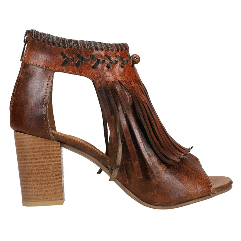 Roper Womens Bettina Fringe Shootie Pumps Dress Casual Casual - Walmart.com