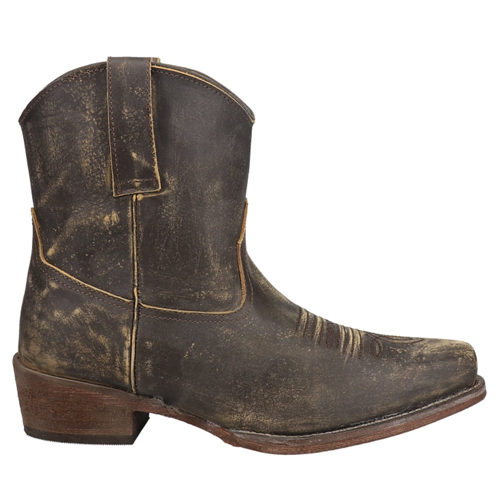 Roper Western Boots Womens Ankle Snip 7.5 B Brown 09-021-0977-0683 BR ...