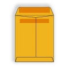 Roptex® Brown Kraft Catalog Envelope, 9" x 12", w Pres-Stik® Self-Seal ...