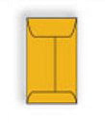 Roptex® Brown Kraft Coin Envelope (No. 6G), 3-3/8" x 6", (SFI Certified ...