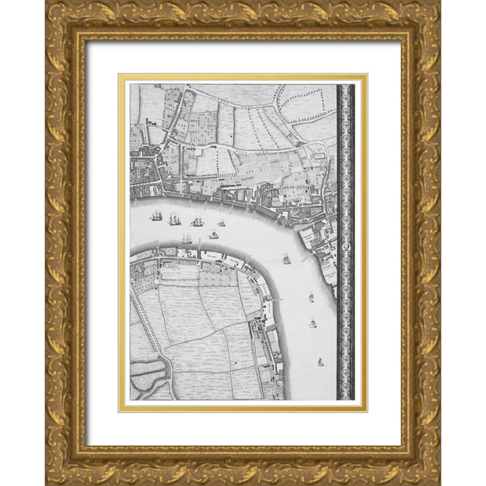 Roque, John 11x14 Gold Ornate Wood Framed with Double Matting Museum ...