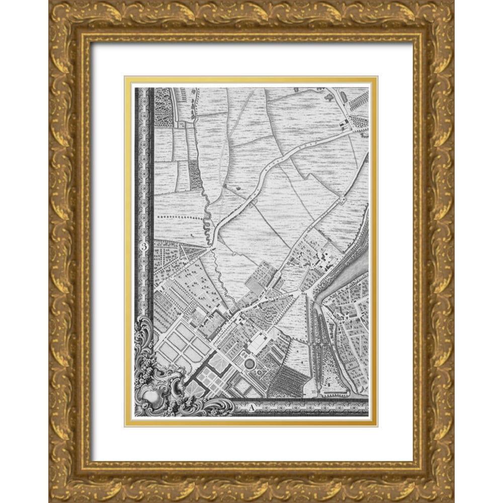 Roque, John 11x14 Gold Ornate Wood Framed with Double Matting Museum ...