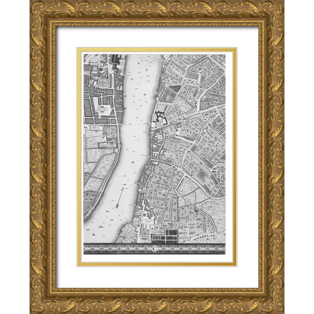 Roque, John 11x14 Gold Ornate Wood Framed with Double Matting Museum ...