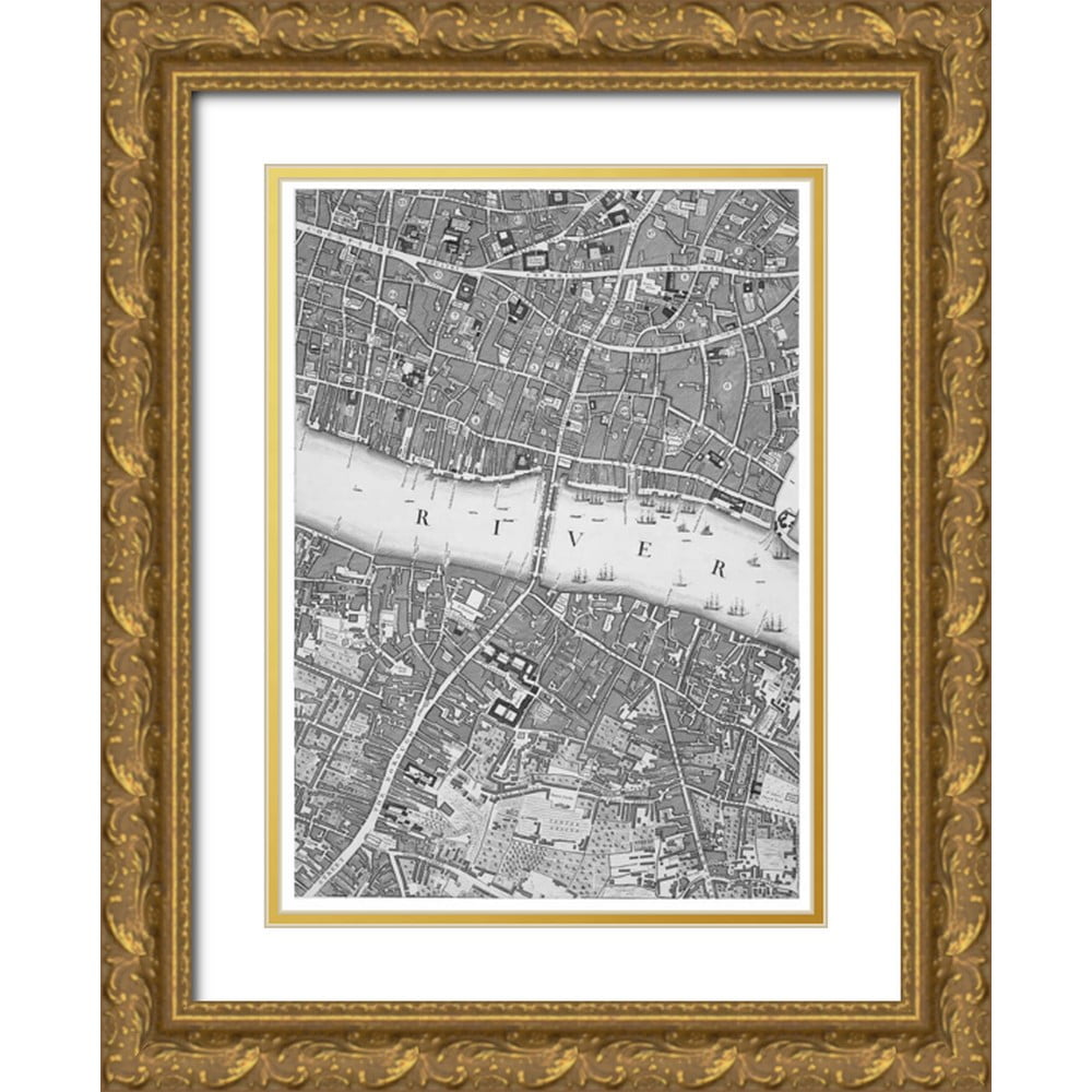 Roque, John 11x14 Gold Ornate Wood Framed with Double Matting Museum ...