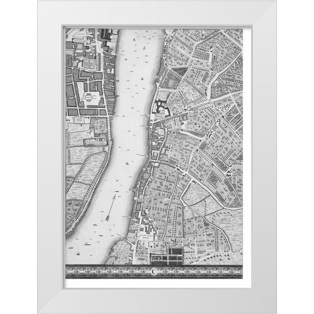 Roque, John 11x14 White Modern Wood Framed Museum Art Print Titled ...