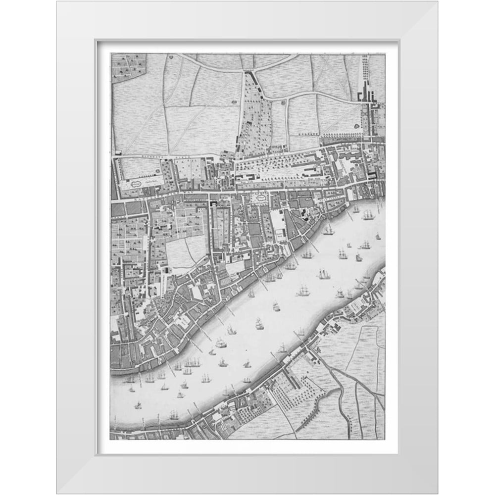 Roque, John 11x14 White Modern Wood Framed Museum Art Print Titled ...