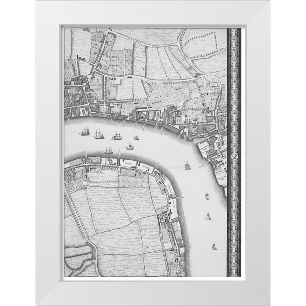 Roque, John 11x14 White Modern Wood Framed Museum Art Print Titled ...