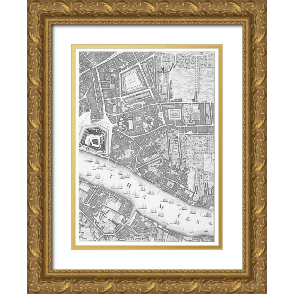 Roque, John 14x18 Gold Ornate Wood Framed with Double Matting Museum ...