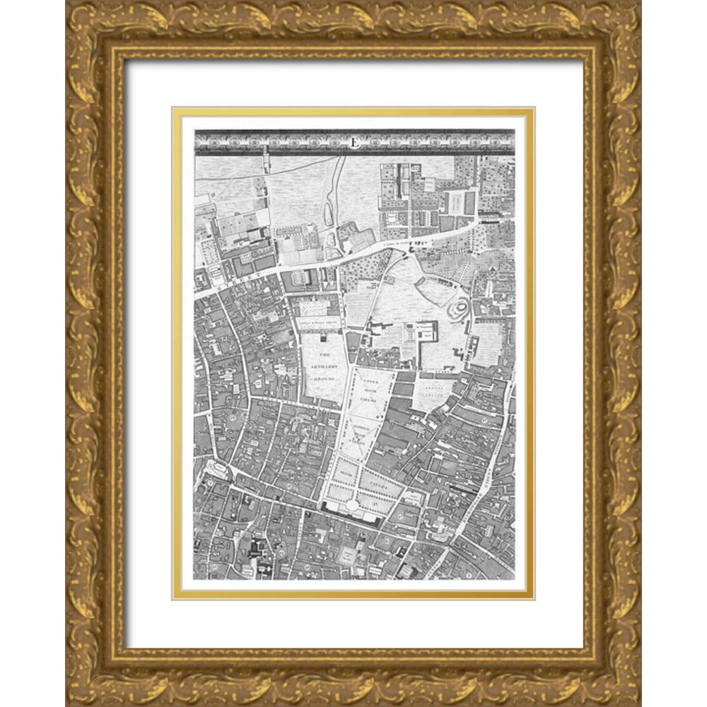 Roque, John 14x18 Gold Ornate Wood Framed with Double Matting Museum ...