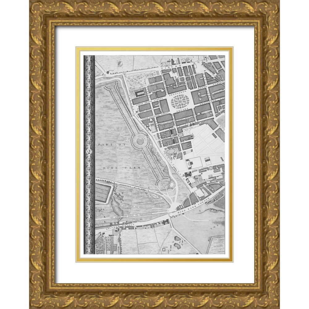 Roque, John 14x18 Gold Ornate Wood Framed with Double Matting Museum ...