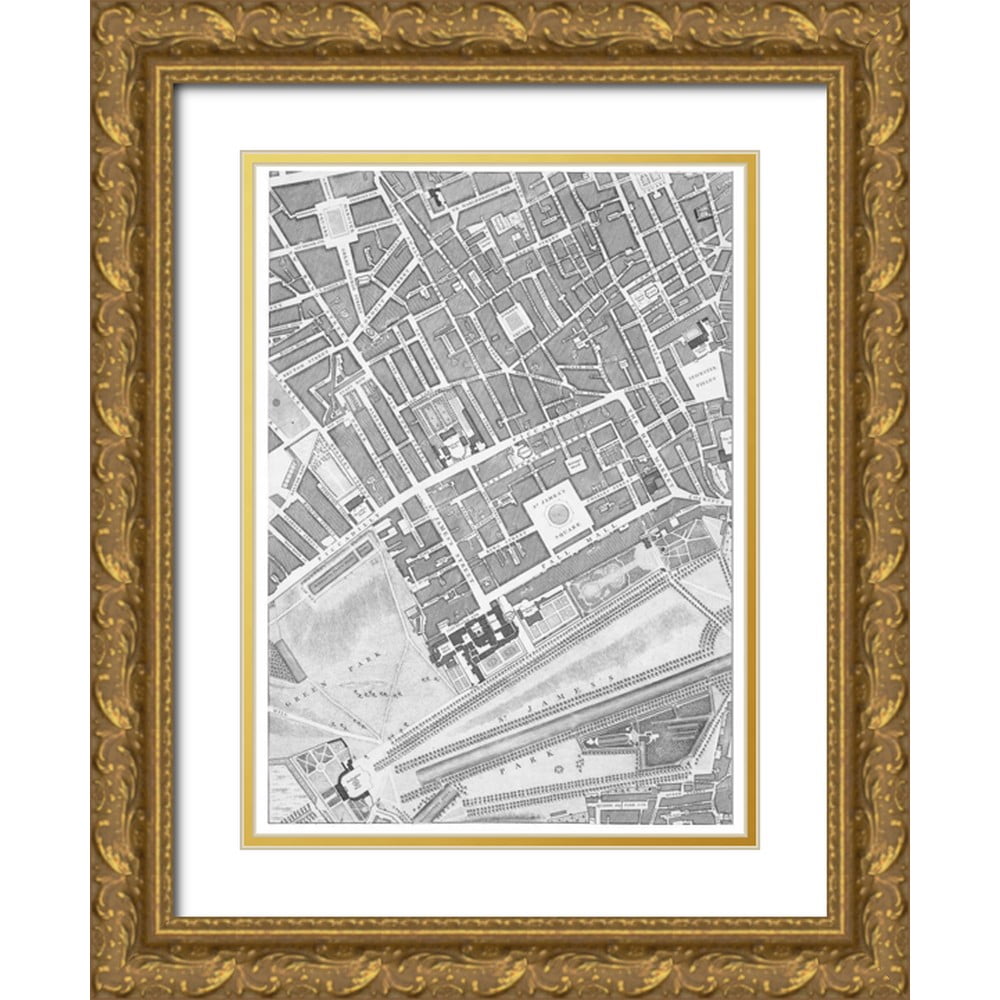 Roque, John 14x18 Gold Ornate Wood Framed with Double Matting Museum ...