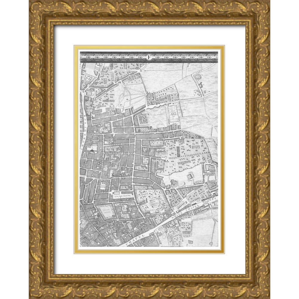 Roque, John 14x18 Gold Ornate Wood Framed with Double Matting Museum ...