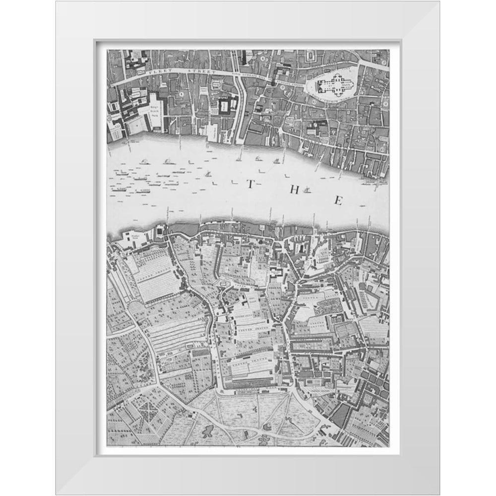 Roque, John 14x18 White Modern Wood Framed Museum Art Print Titled ...