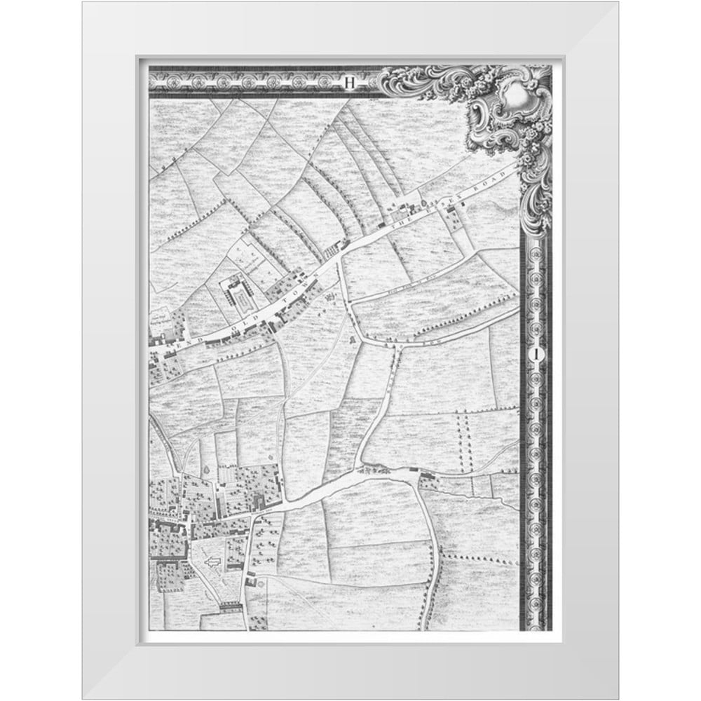 Roque, John 14x18 White Modern Wood Framed Museum Art Print Titled ...