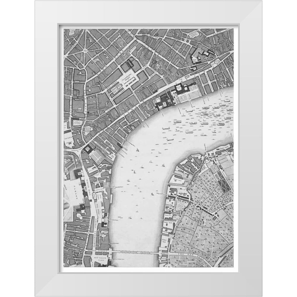 Roque, John 14x18 White Modern Wood Framed Museum Art Print Titled ...