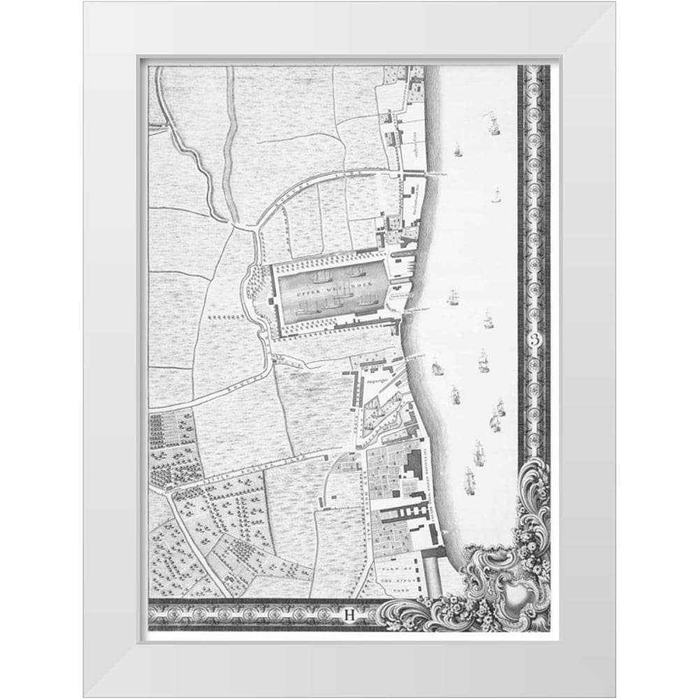 Roque, John 14x18 White Modern Wood Framed Museum Art Print Titled ...