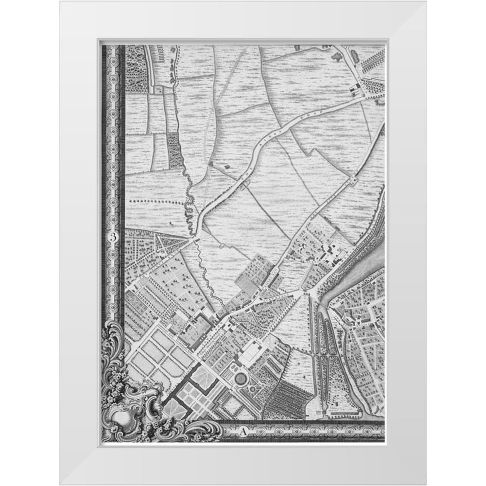 Roque, John 18x24 White Modern Wood Framed Museum Art Print Titled ...