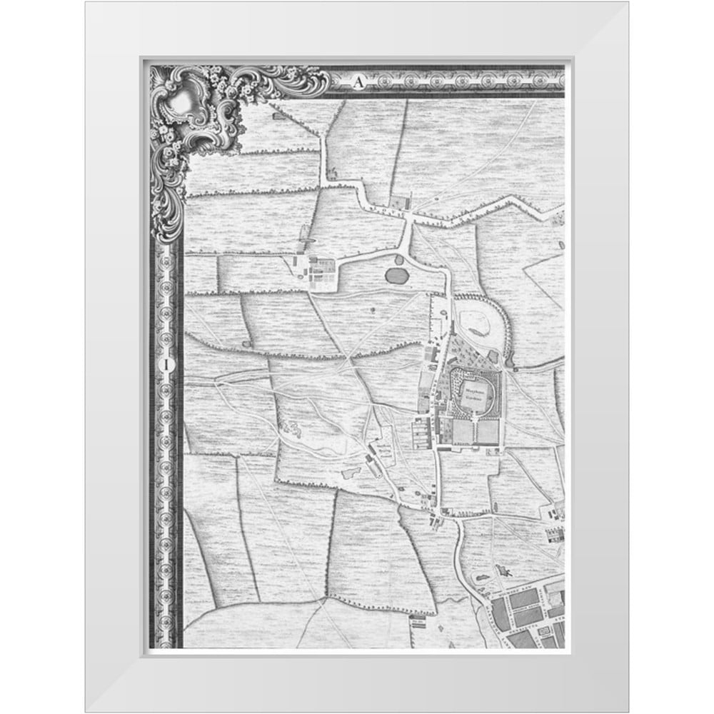 Roque, John 18x24 White Modern Wood Framed Museum Art Print Titled ...