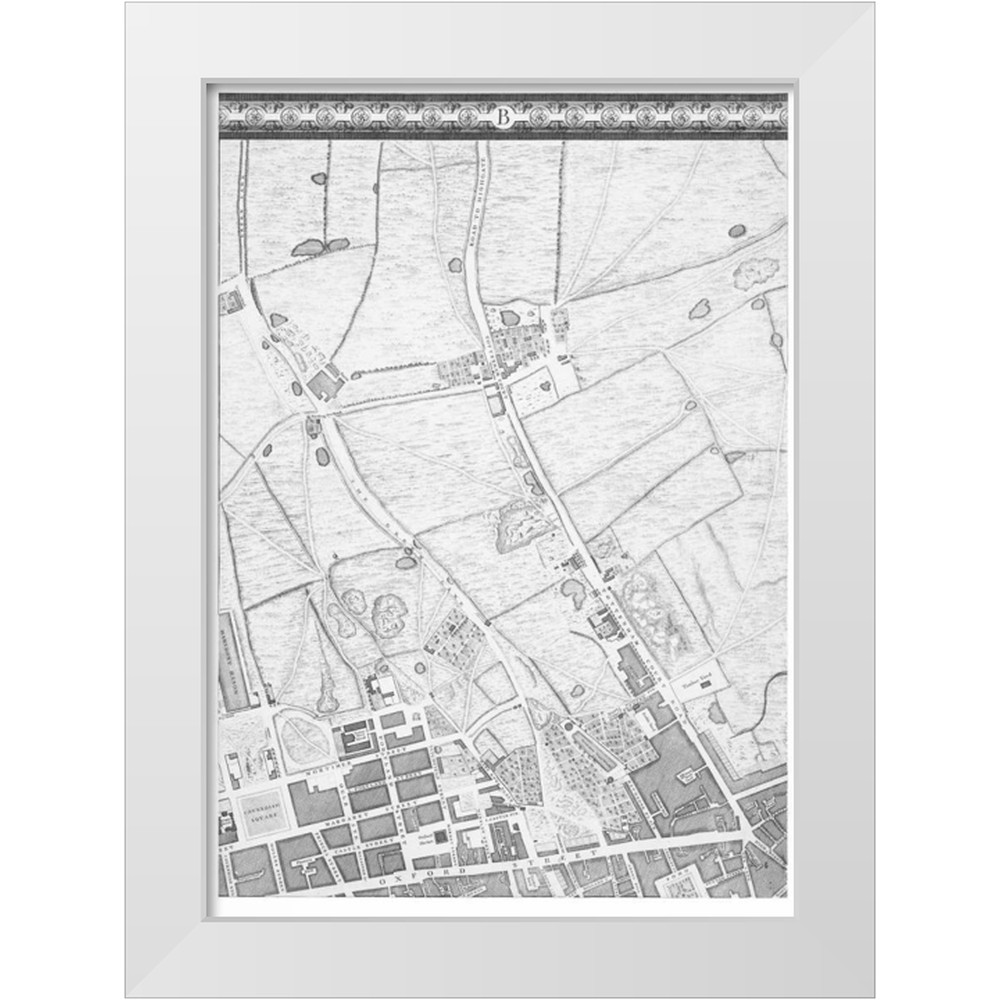 Roque, John 18x24 White Modern Wood Framed Museum Art Print Titled ...