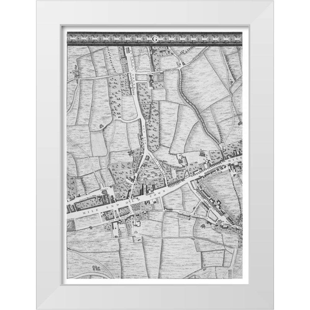 Roque, John 18x24 White Modern Wood Framed Museum Art Print Titled ...