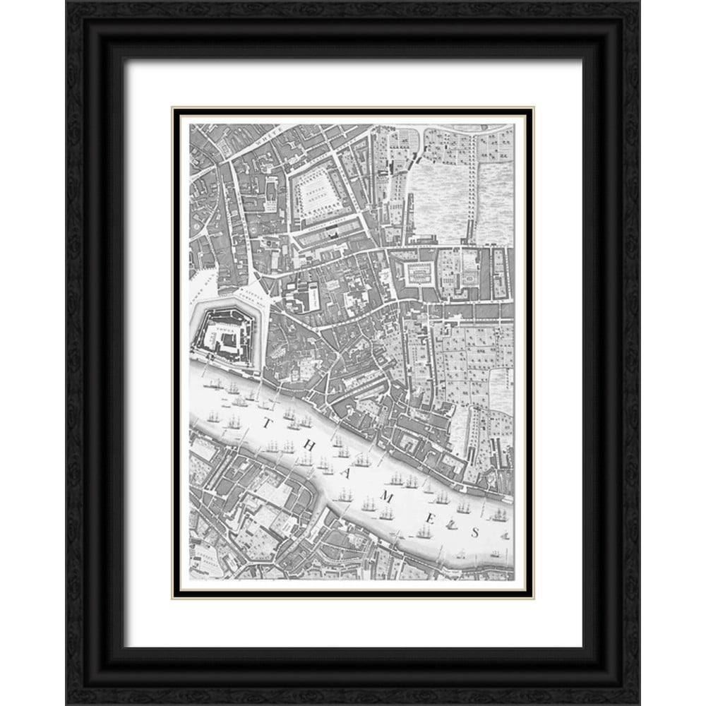 Roque, John 19x24 Black Ornate Wood Framed with Double Matting Museum Art Print Titled - Roque ...