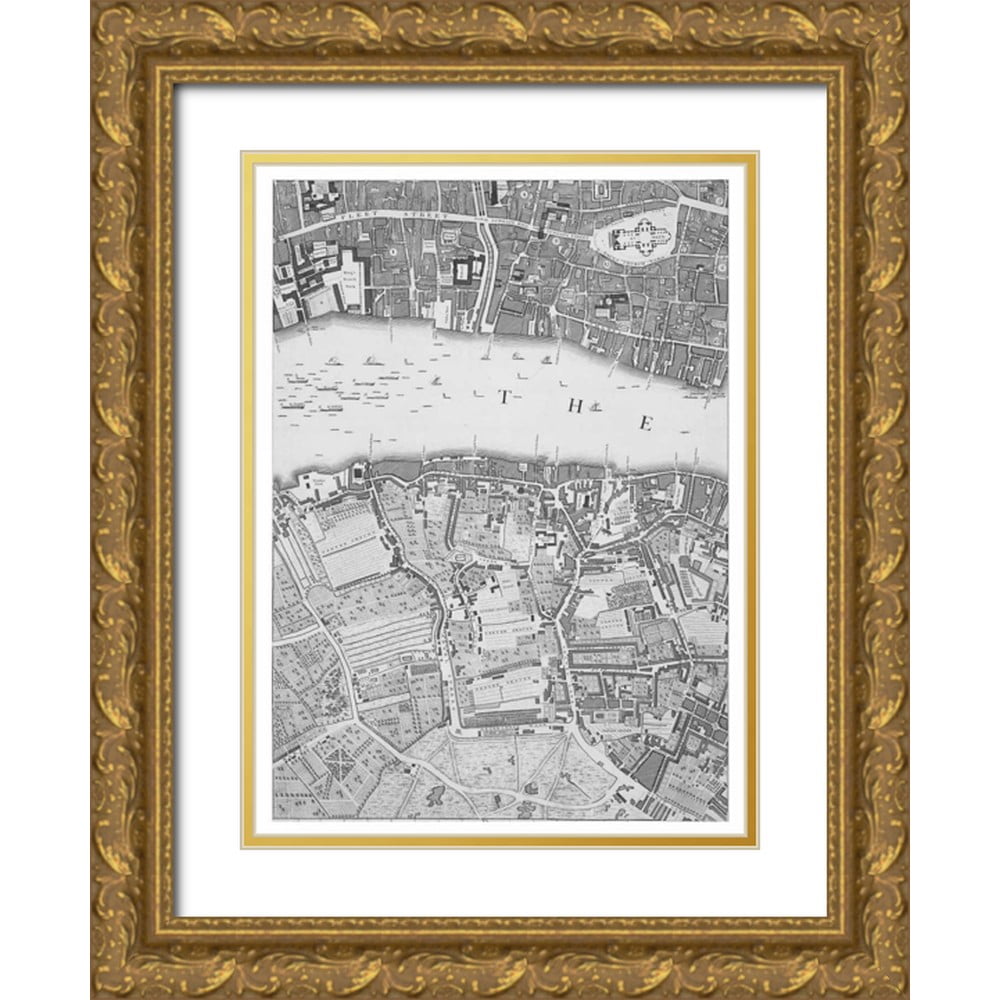 Roque, John 19x24 Gold Ornate Wood Framed with Double Matting Museum ...