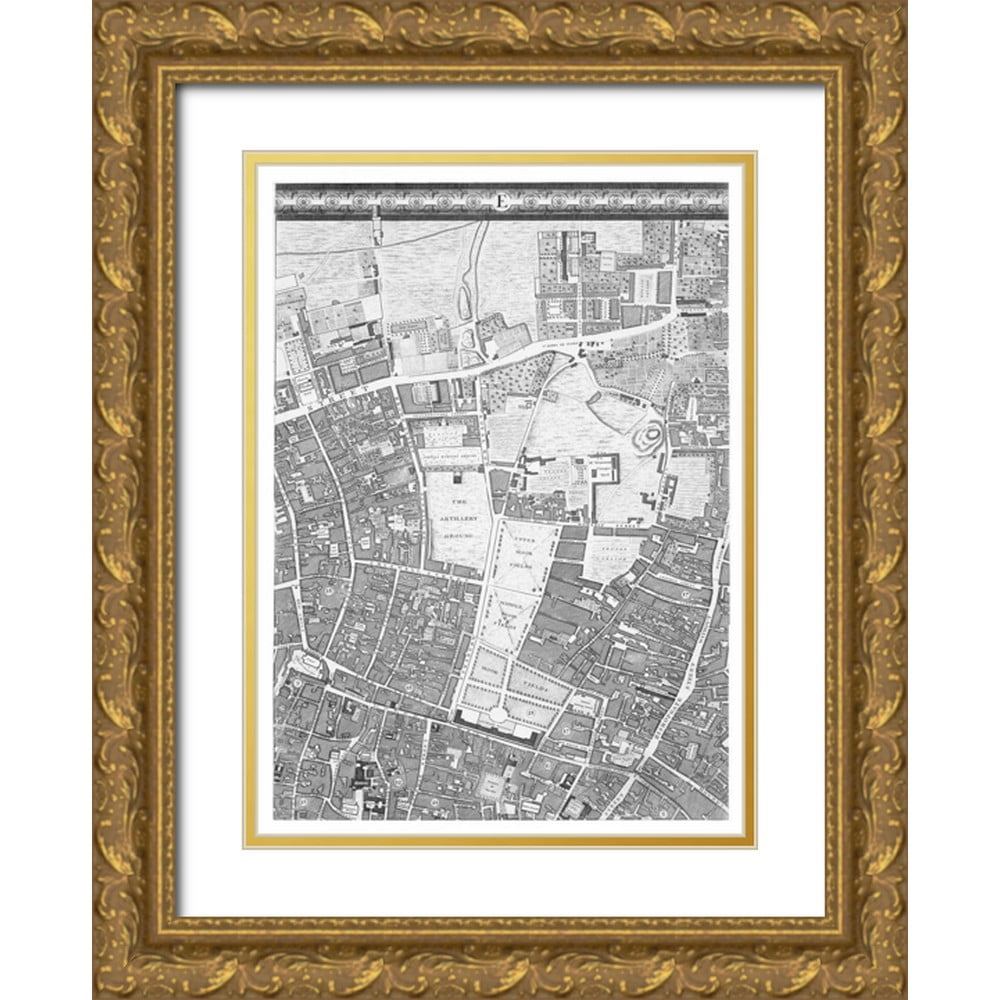 Roque, John 19x24 Gold Ornate Wood Framed with Double Matting Museum ...